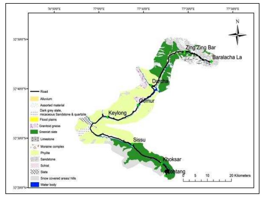 Lithology map
