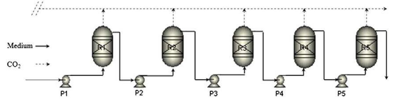 Flowchart of continuous ethanol fermentation from Flowchart of continuous ethanol fermentation from