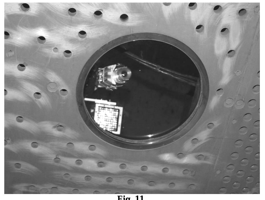 Method fluorescent mini tufts used in wind tunnel t- 103 and