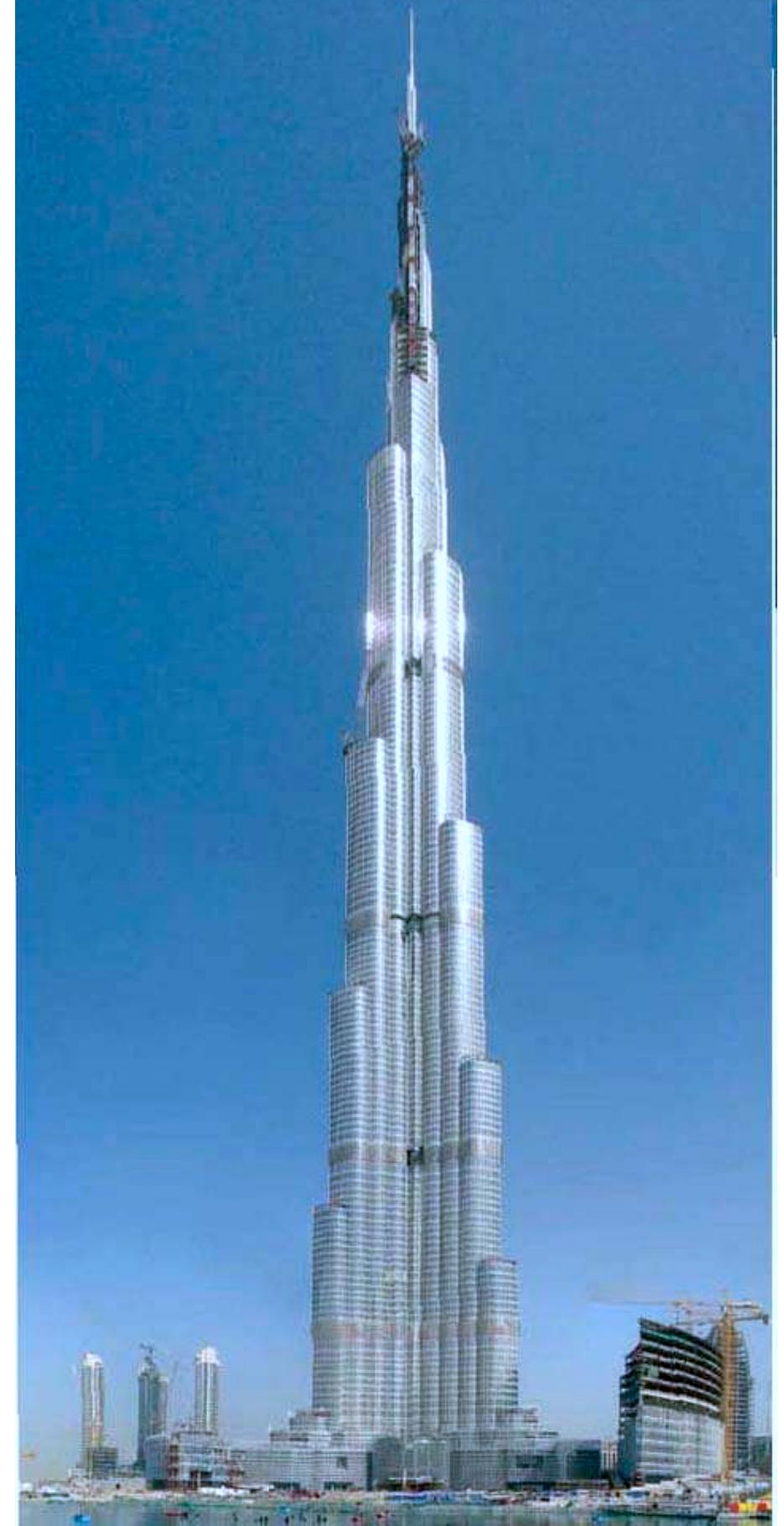 A view of burj khalifa project the world’s tallest building