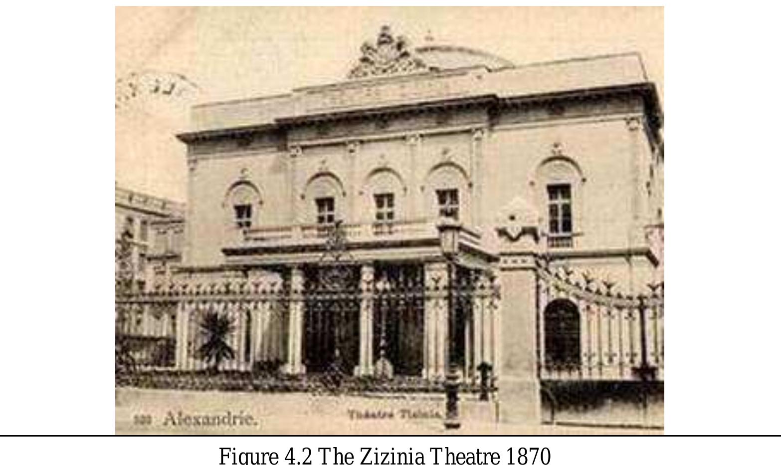 The canopic way, today gamal abel nasser avenue ran from