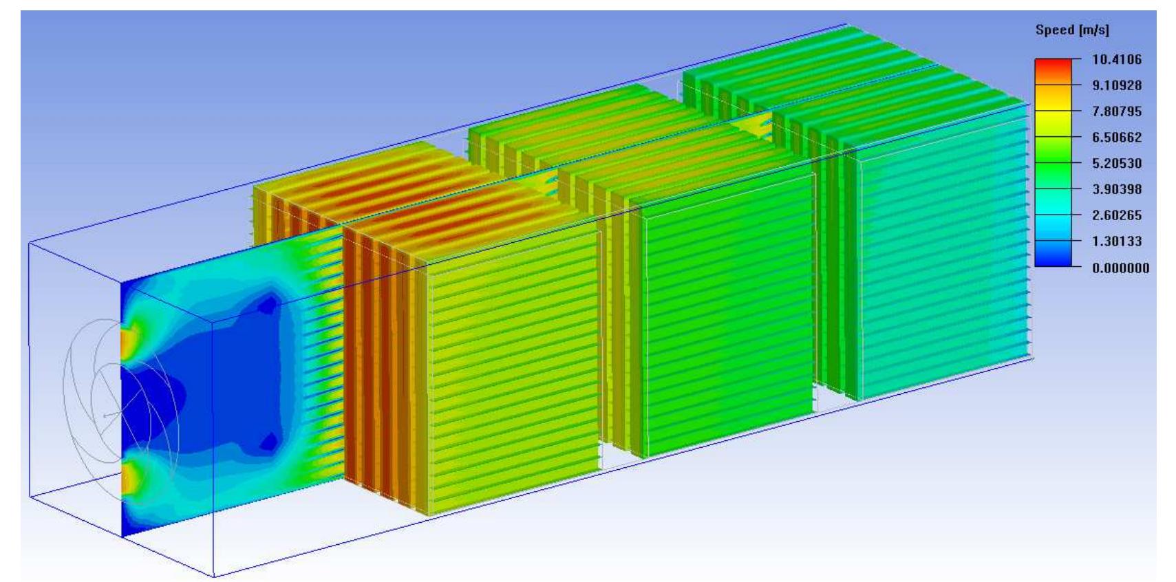 Figure 32 - COOLING AND PACKAGING OF ACCUMULATORS FOR