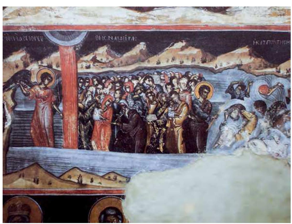 The crossing of the red sea, the cycle of moses in the