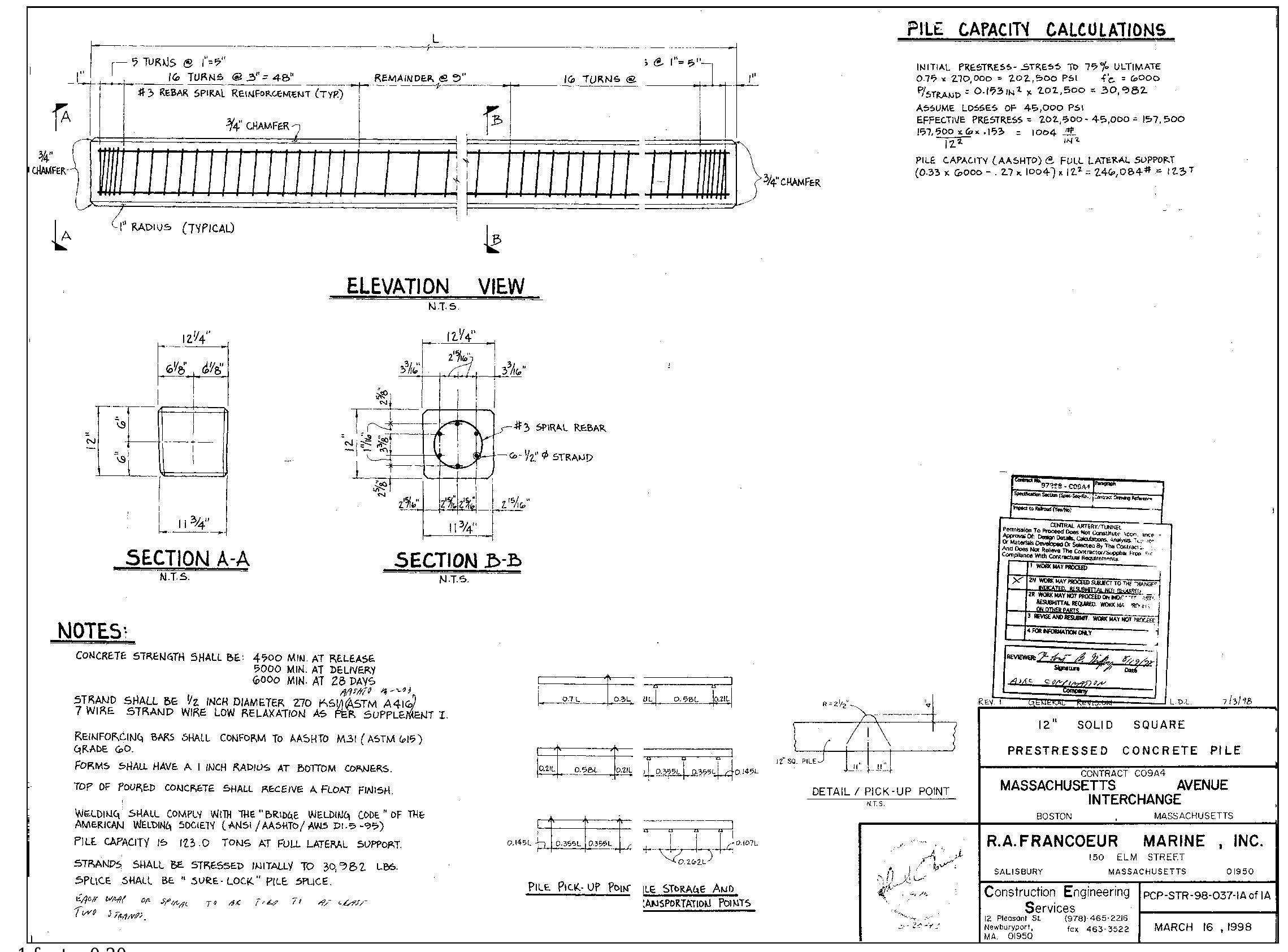 Figure 9 - Design and Construction of Driven Pile