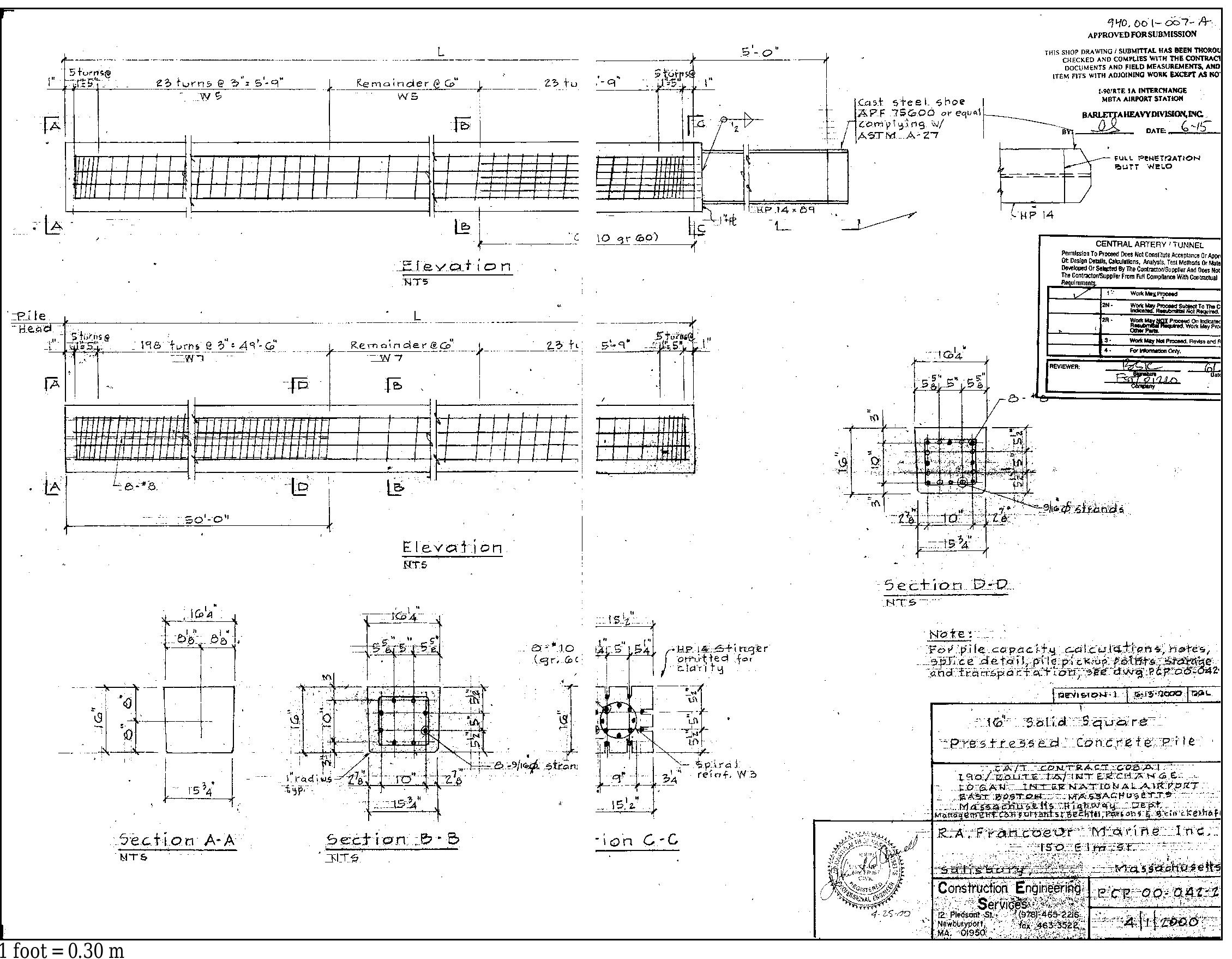 Figure 10 - Design and Construction of Driven Pile