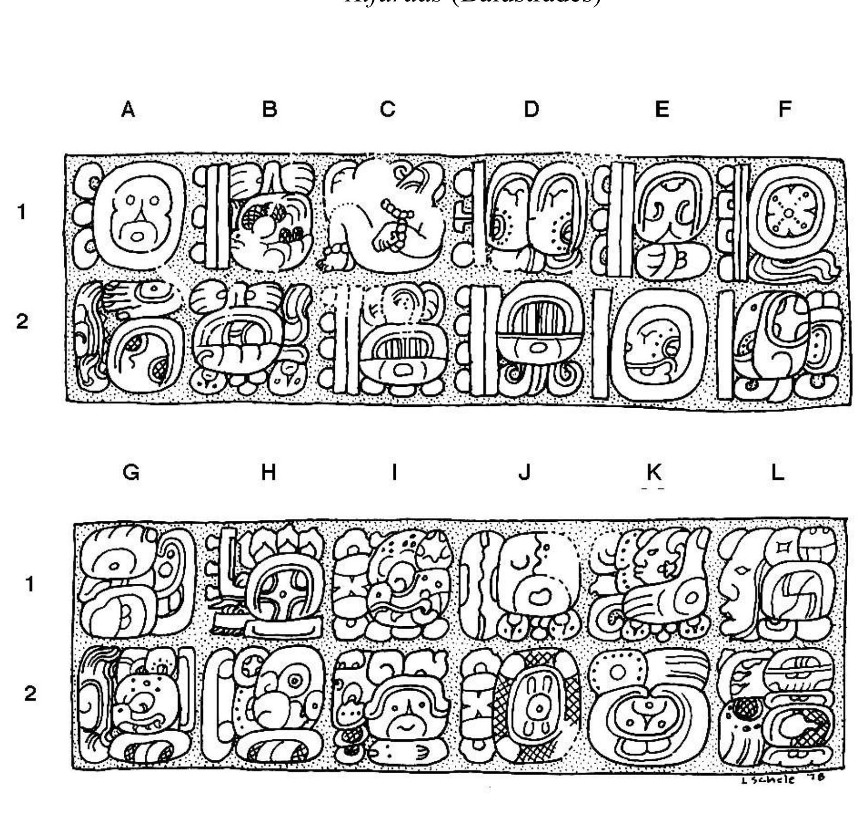 Figure 38 - The Palenque Mythology: Inscriptions from the