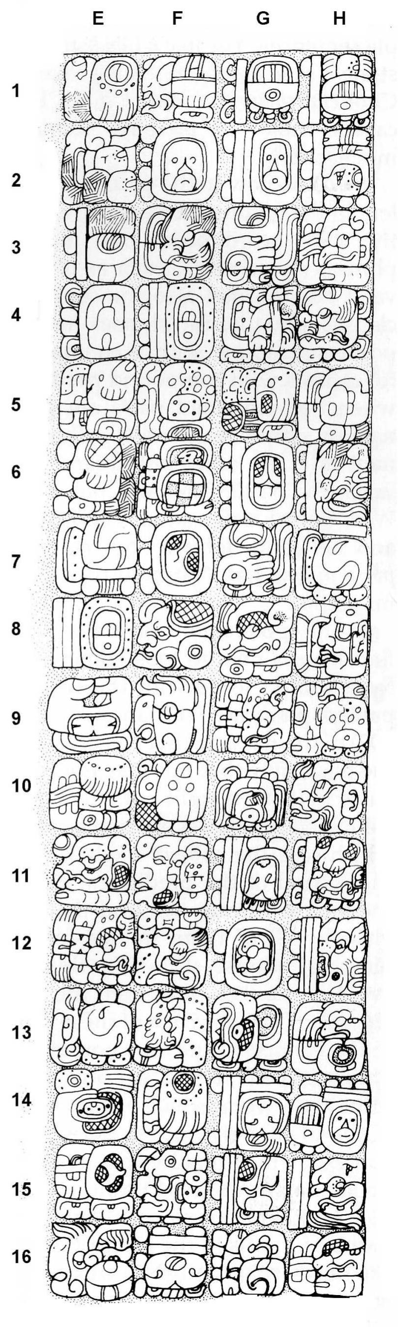 Figure 65 - The Palenque Mythology: Inscriptions from the