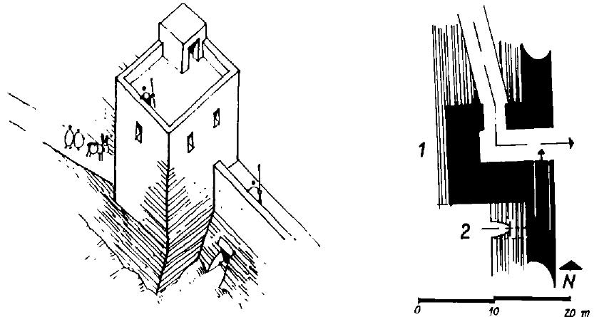 A. the 15th—14th-century complex: ramp approaching from the