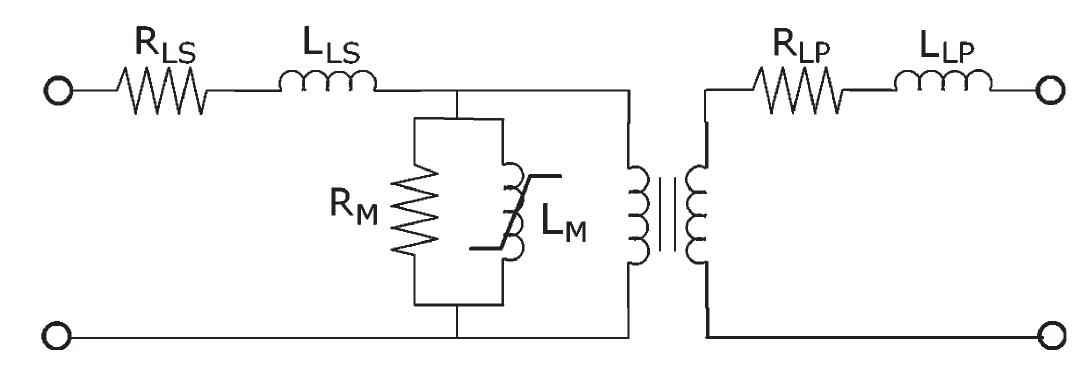 Power Transformer Single Phase Equivalent Circuit