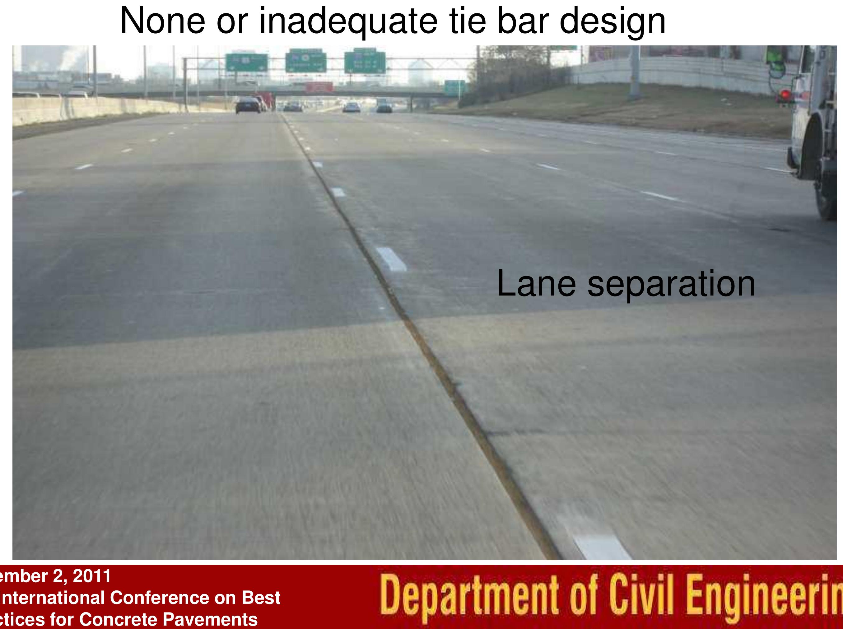 Figure 4 - Dowel and Tie Bars in Concrete Pavement Joints: