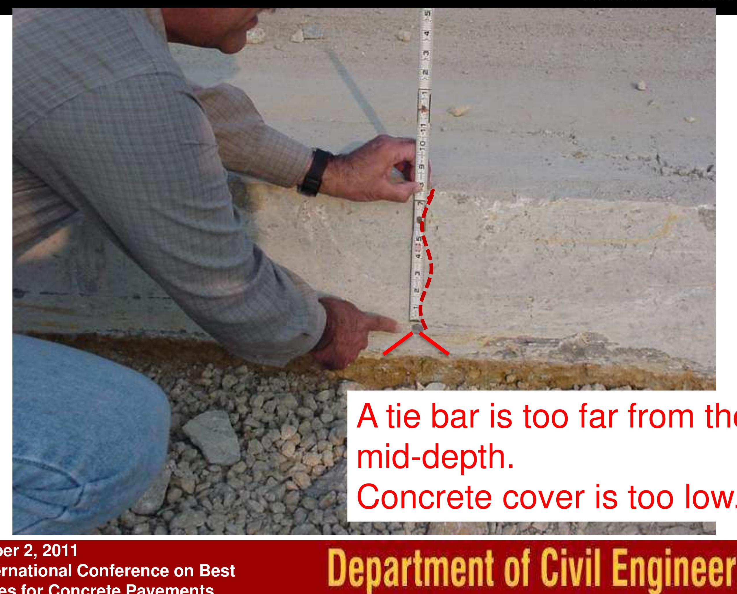 Figure 29 - Dowel and Tie Bars in Concrete Pavement Joints: