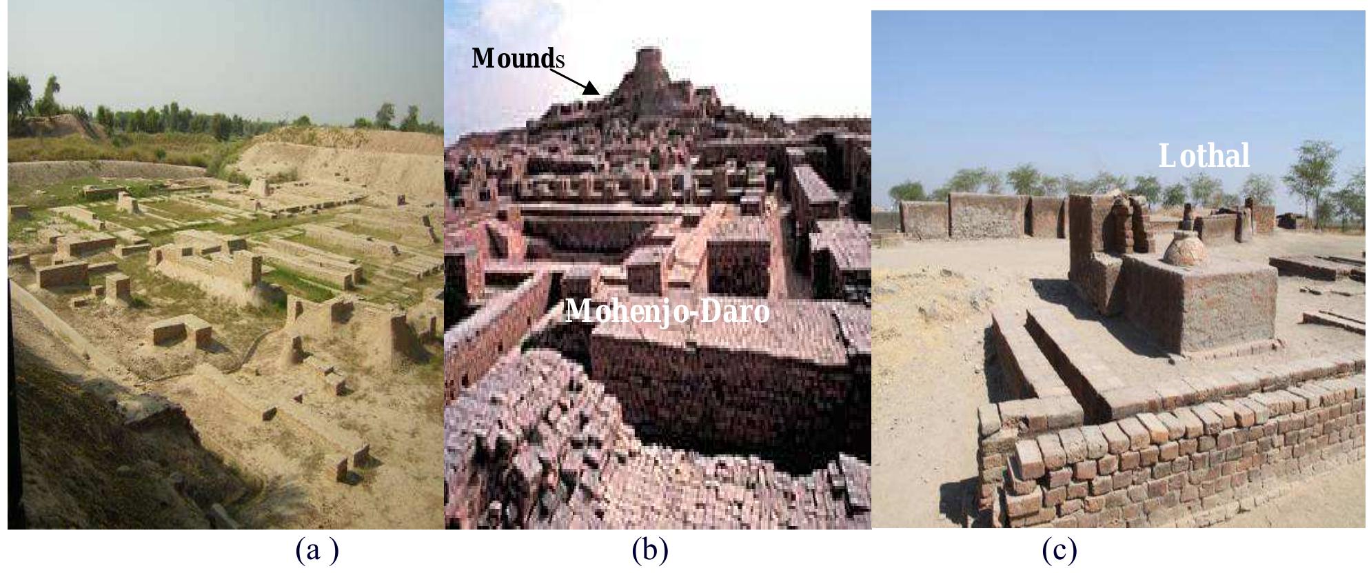 Indus valley civilization had a proper town planning with