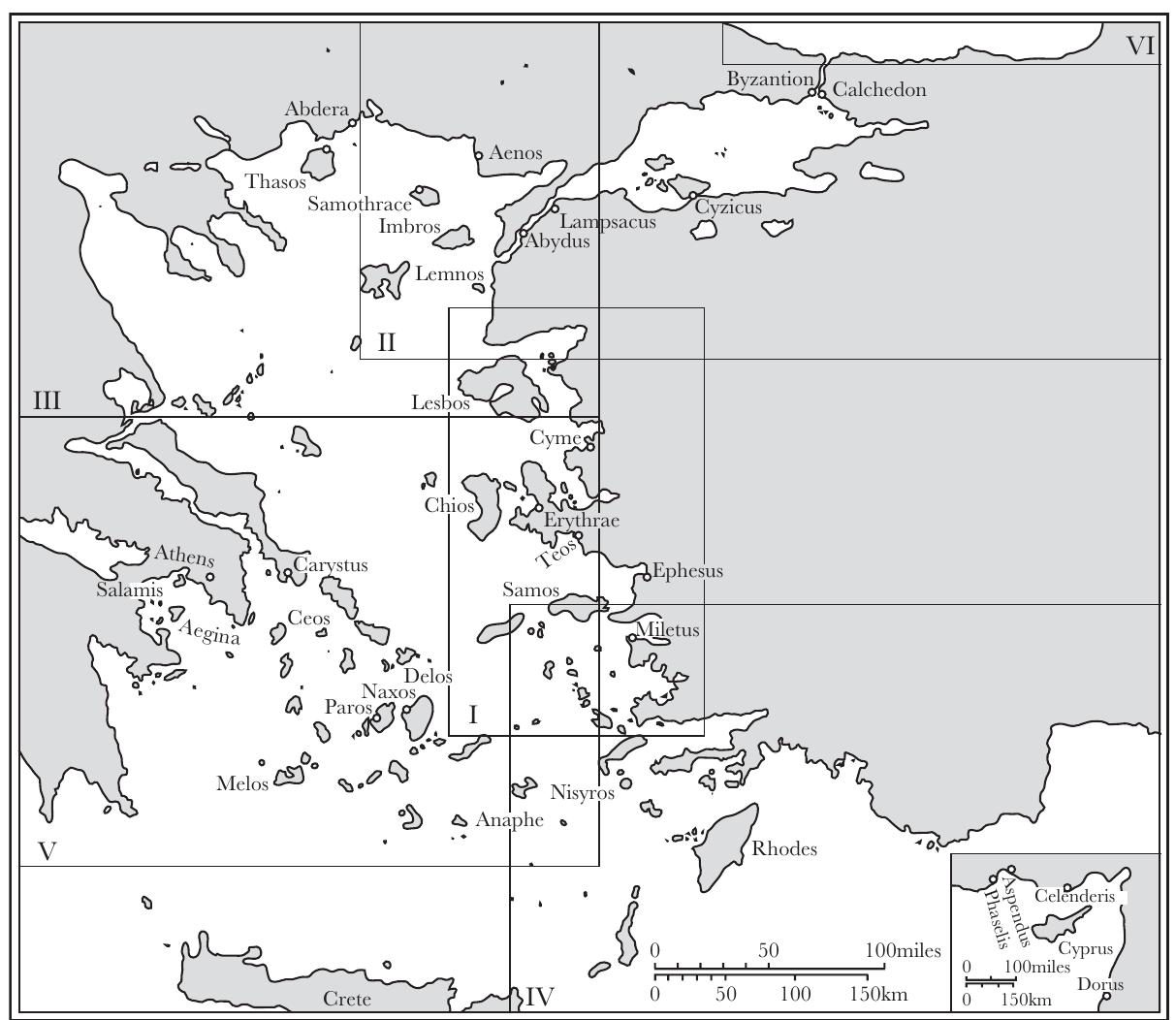 The districts in the athenian tribute lists (after meiggs