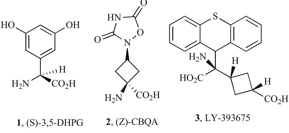 (1). structure of mglur5 receptor competitive antagonists.