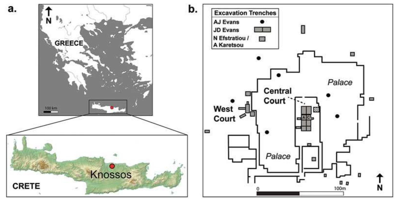 Figure 2 - from Dating Knossos and the arrival of the