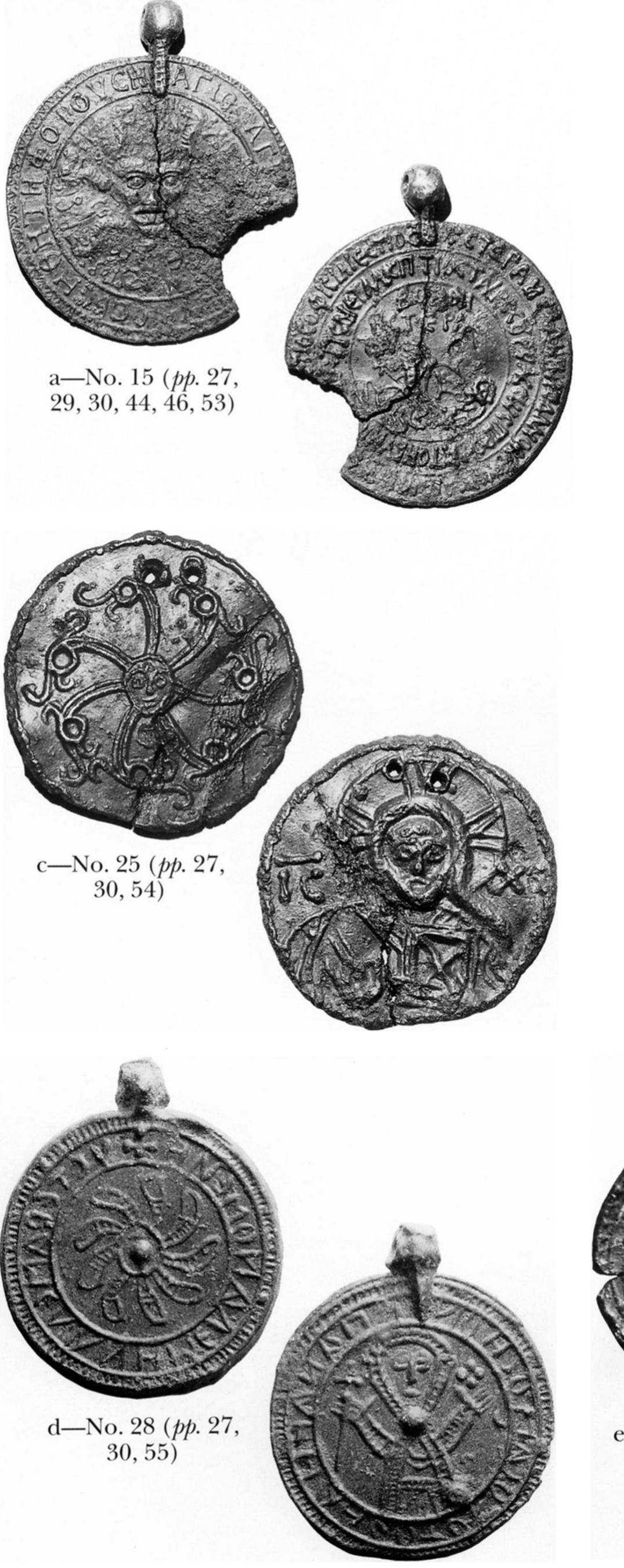 Figure 4 - Medieval Byzantine Magical Amulets and their