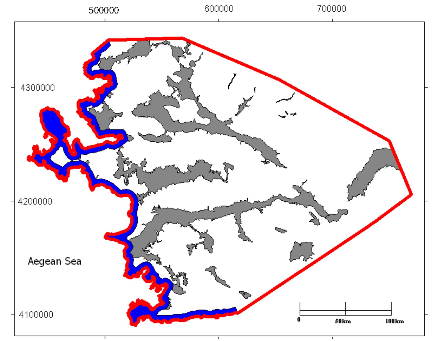 6 morphological map of the study area