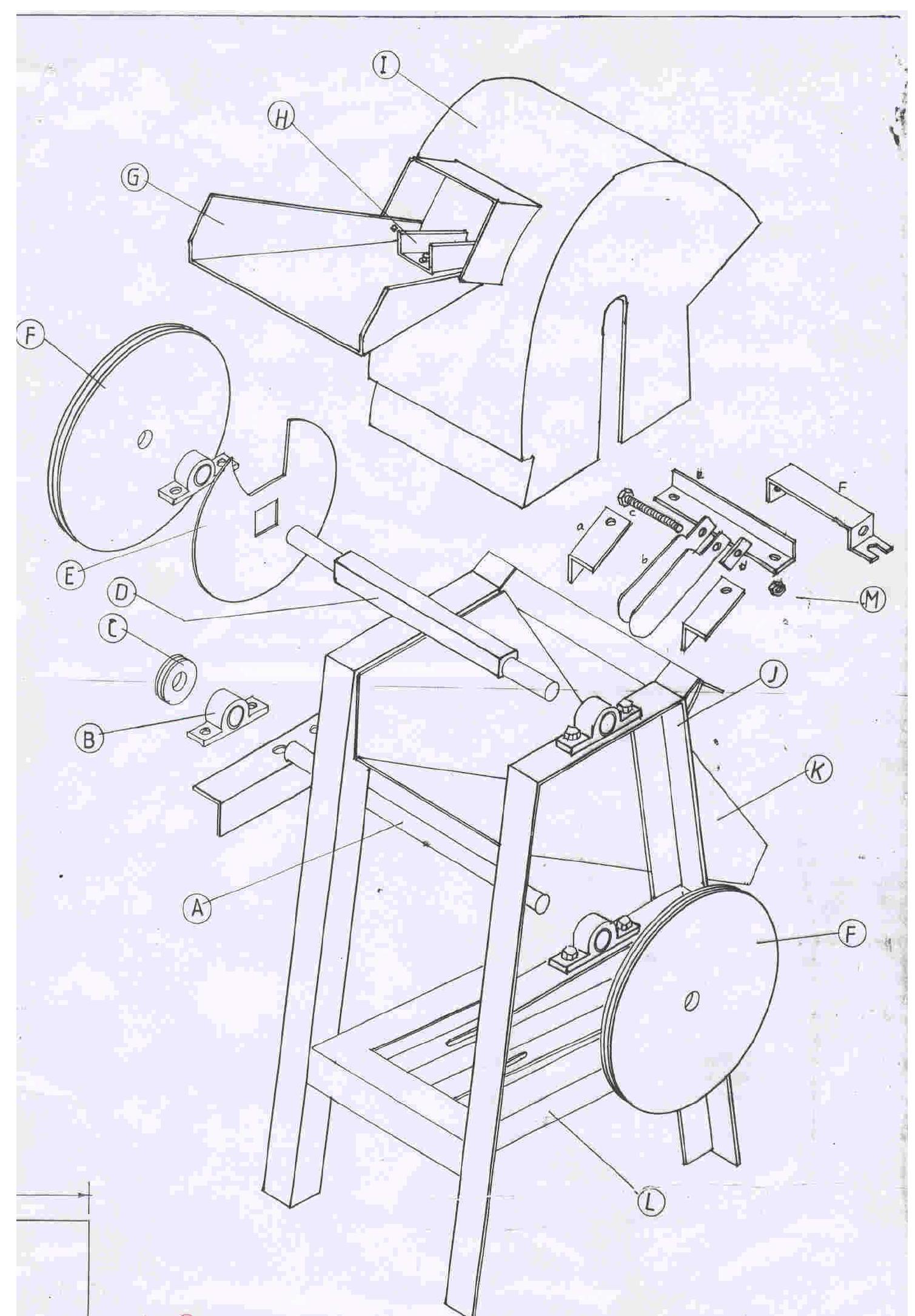 Figure 2 - from CIGR09 Agbetoye et al slicing machine