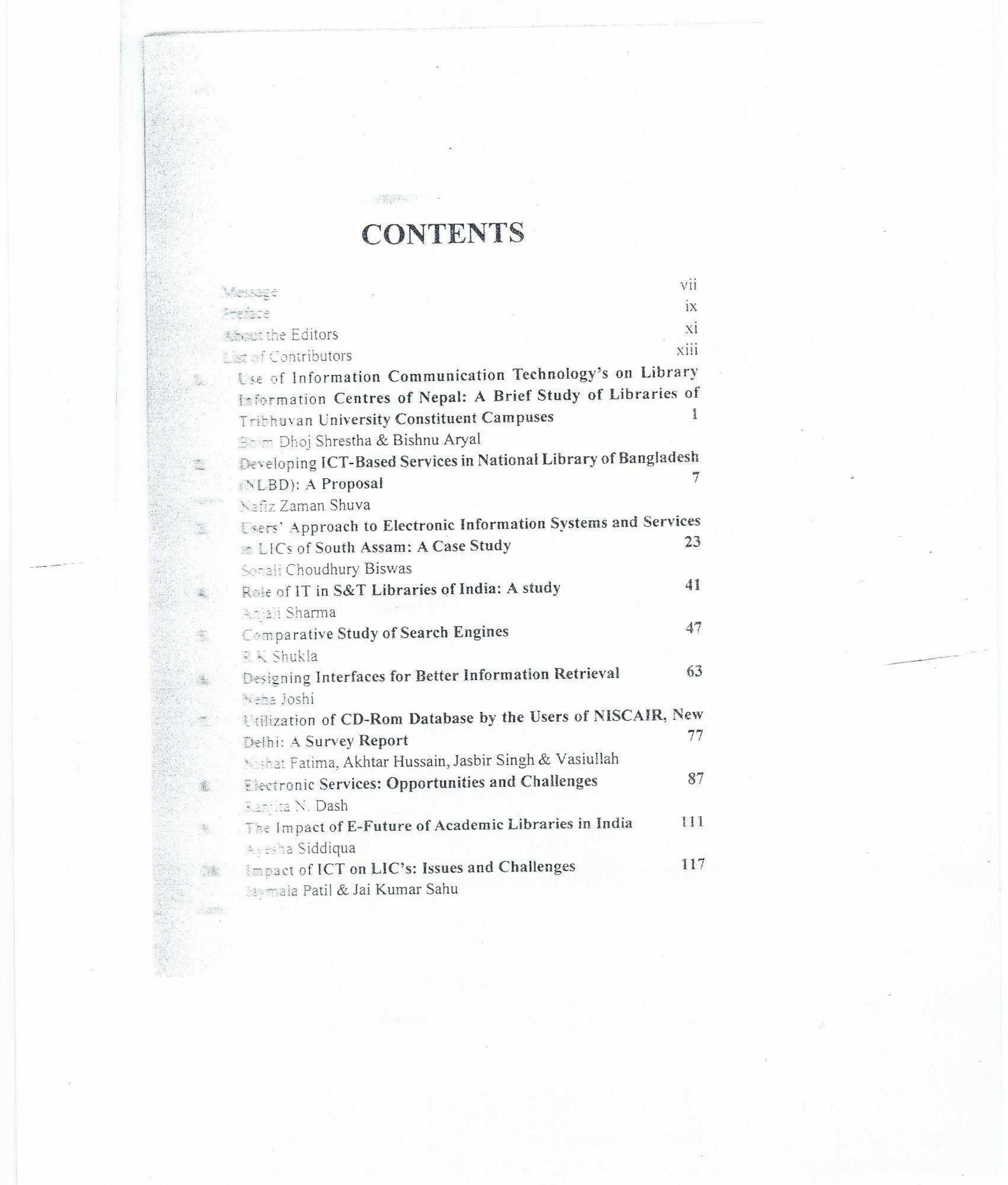 Figure 2 - Applications of IT in IIM Central Library,