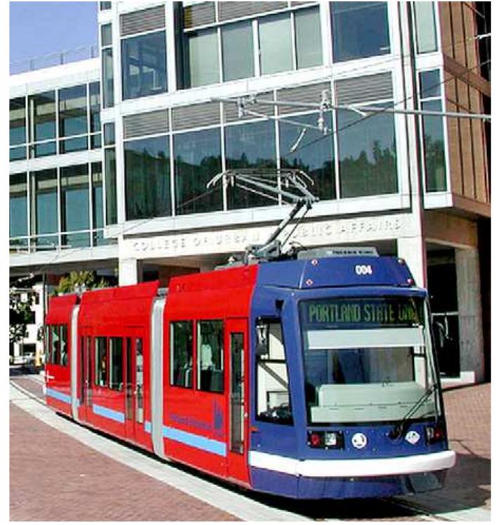 Map of transportation system development charge projects in