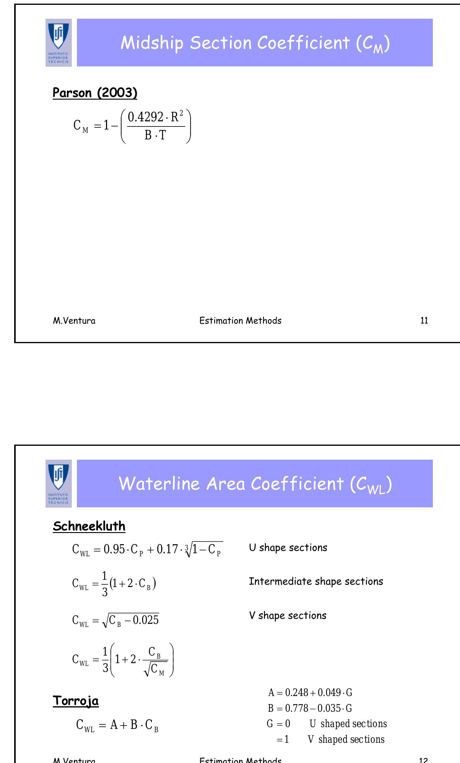 (PDF) Estimation Methods for Basic Ship Design
