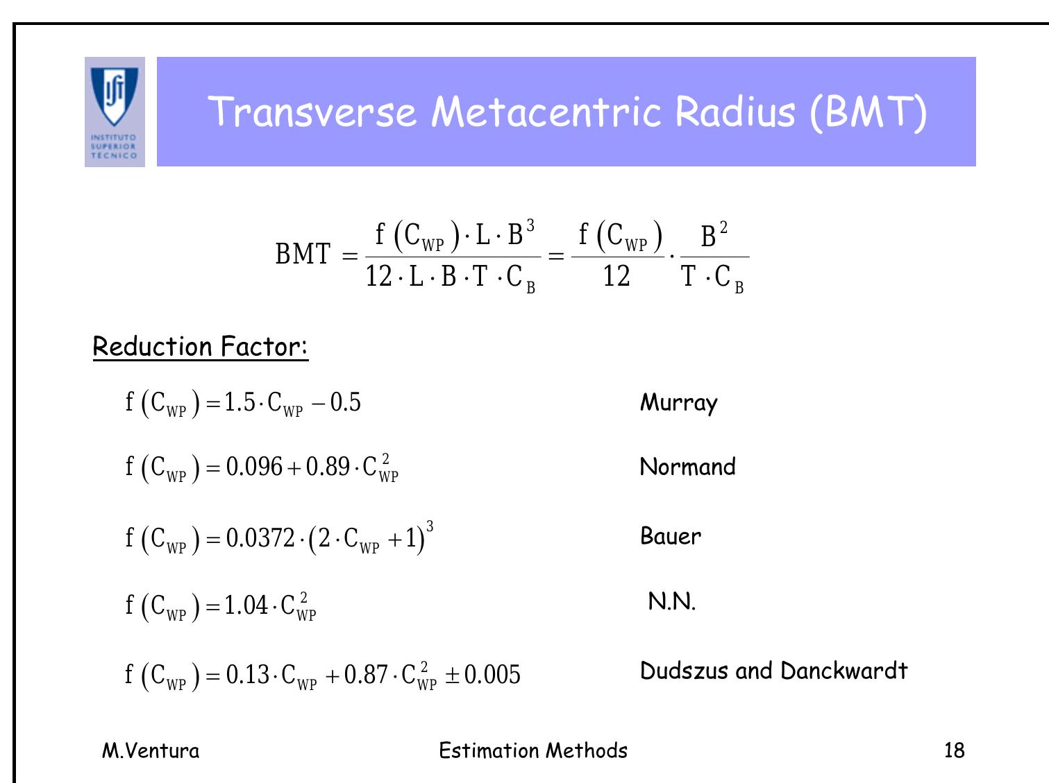 (PDF) Estimation Methods for Basic Ship Design