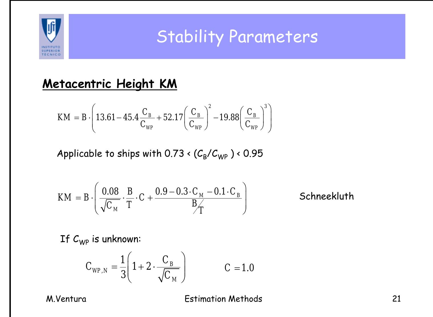 (PDF) Estimation Methods for Basic Ship Design
