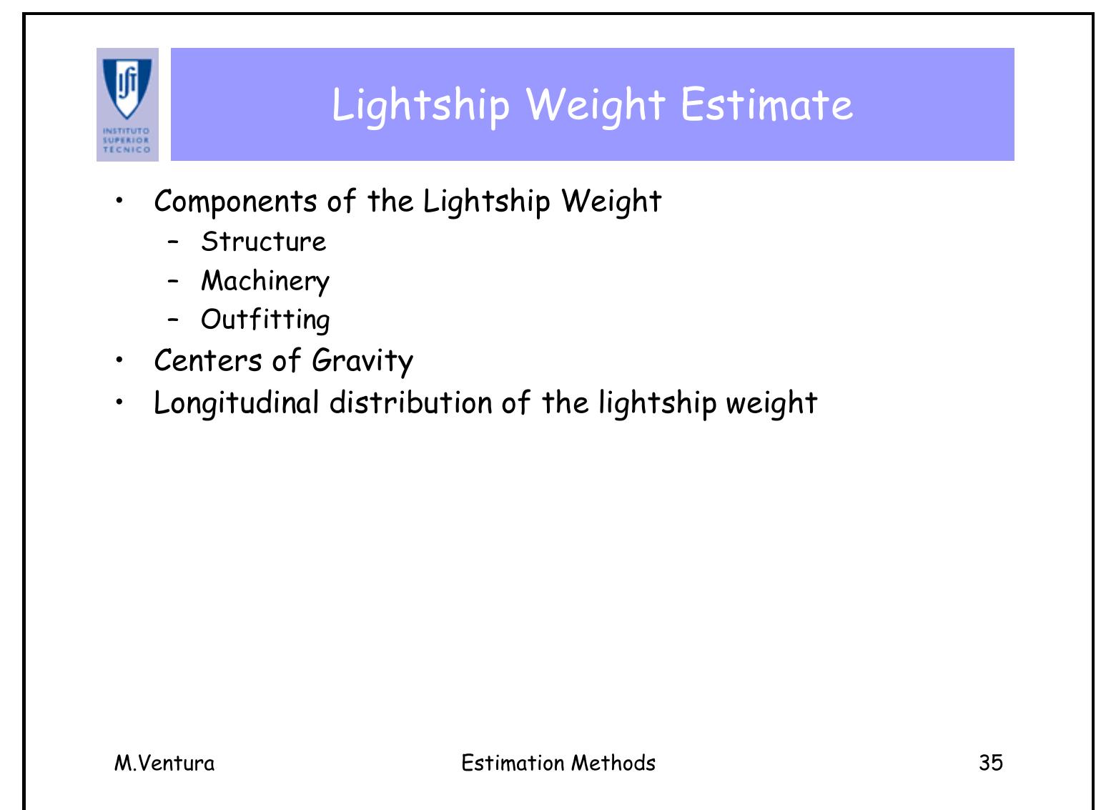 (PDF) Estimation Methods for Basic Ship Design