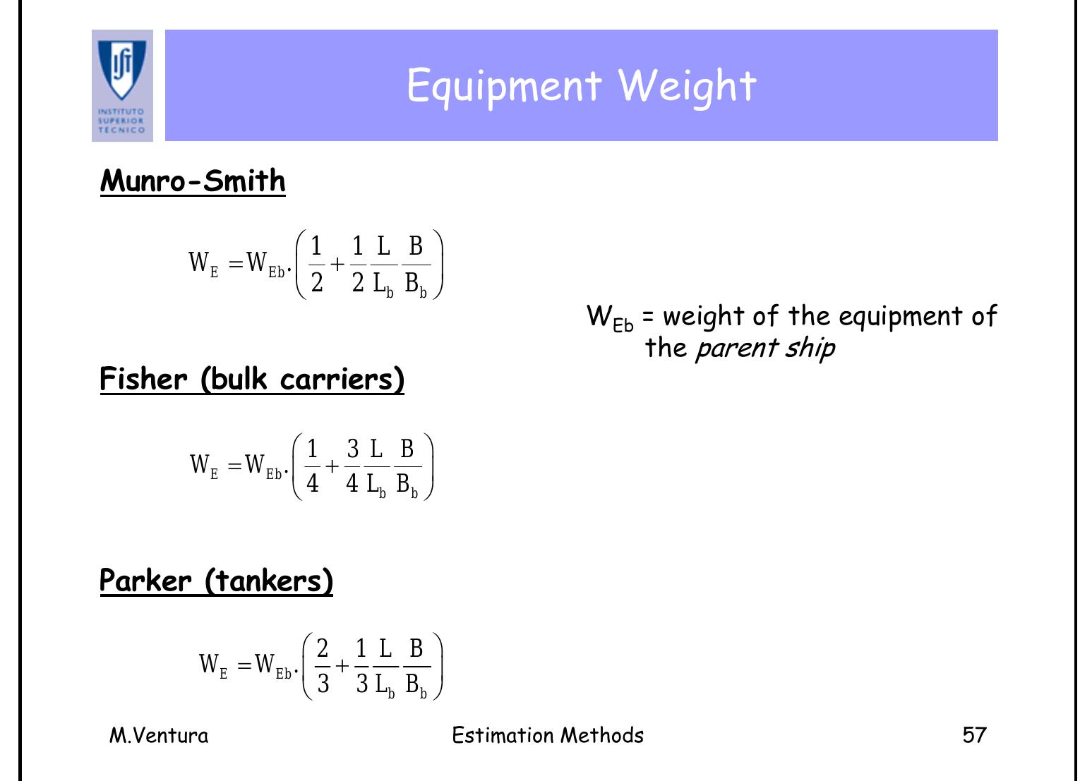 (PDF) Estimation Methods for Basic Ship Design