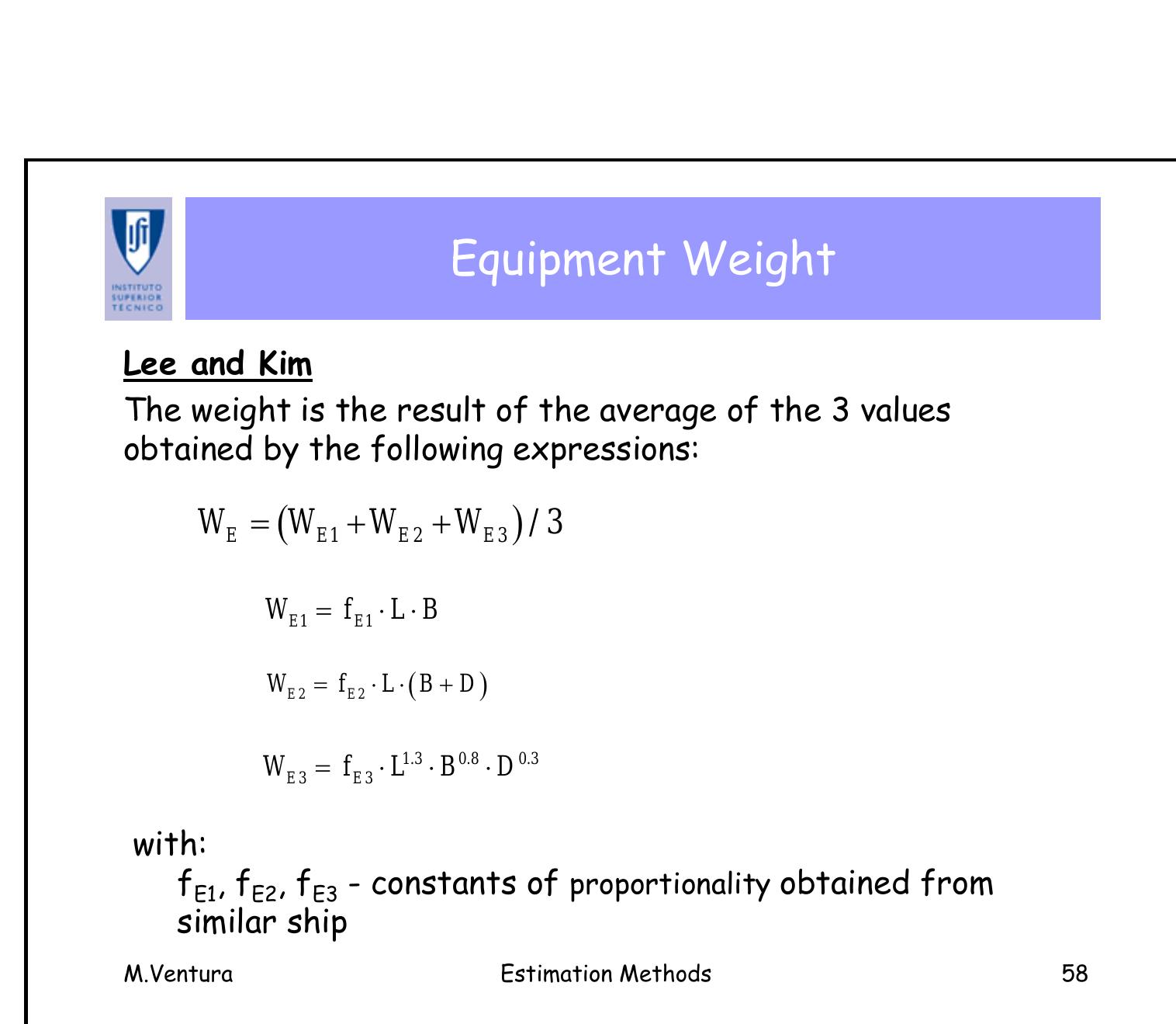 (PDF) Estimation Methods for Basic Ship Design