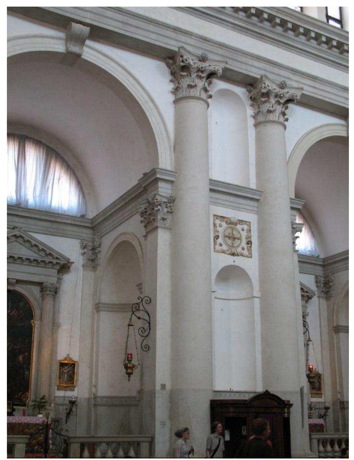 Palladio, interior of il redentore, venice