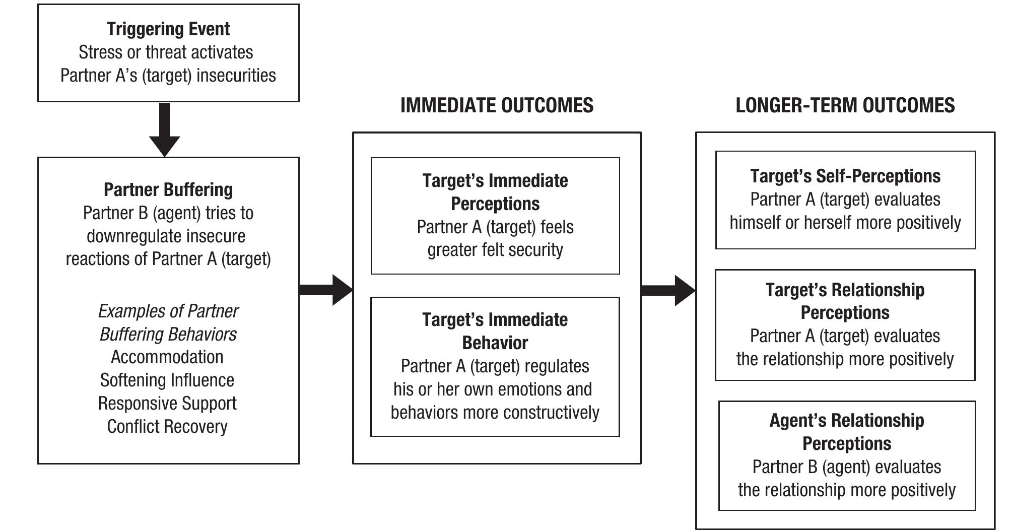 Schematic illustration of the dyadic regulation model of