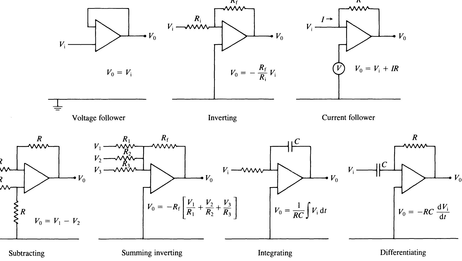 6. components of electrical circuits constructed from