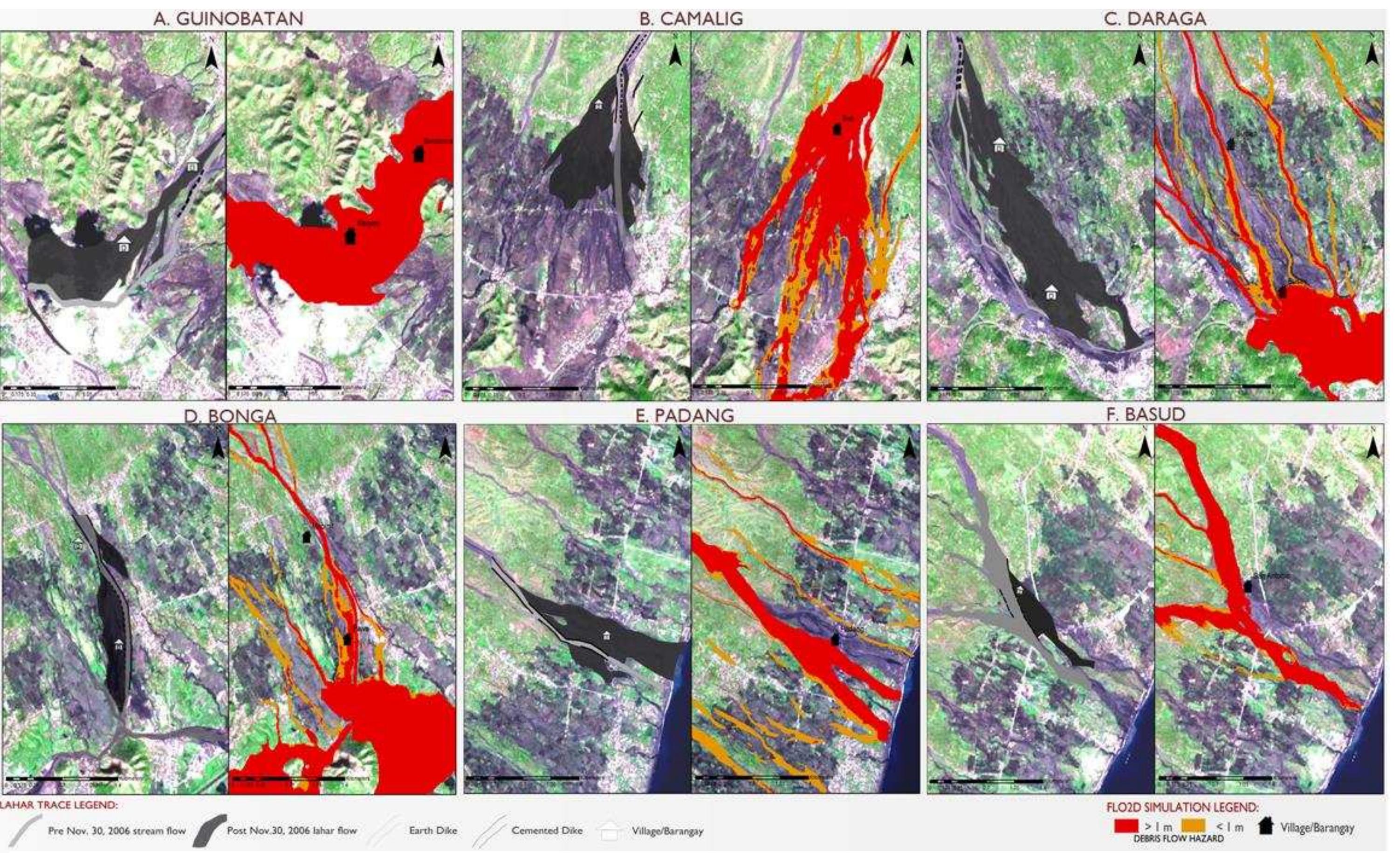 5-meter resolution ifsar-derived image showing the flo-2d