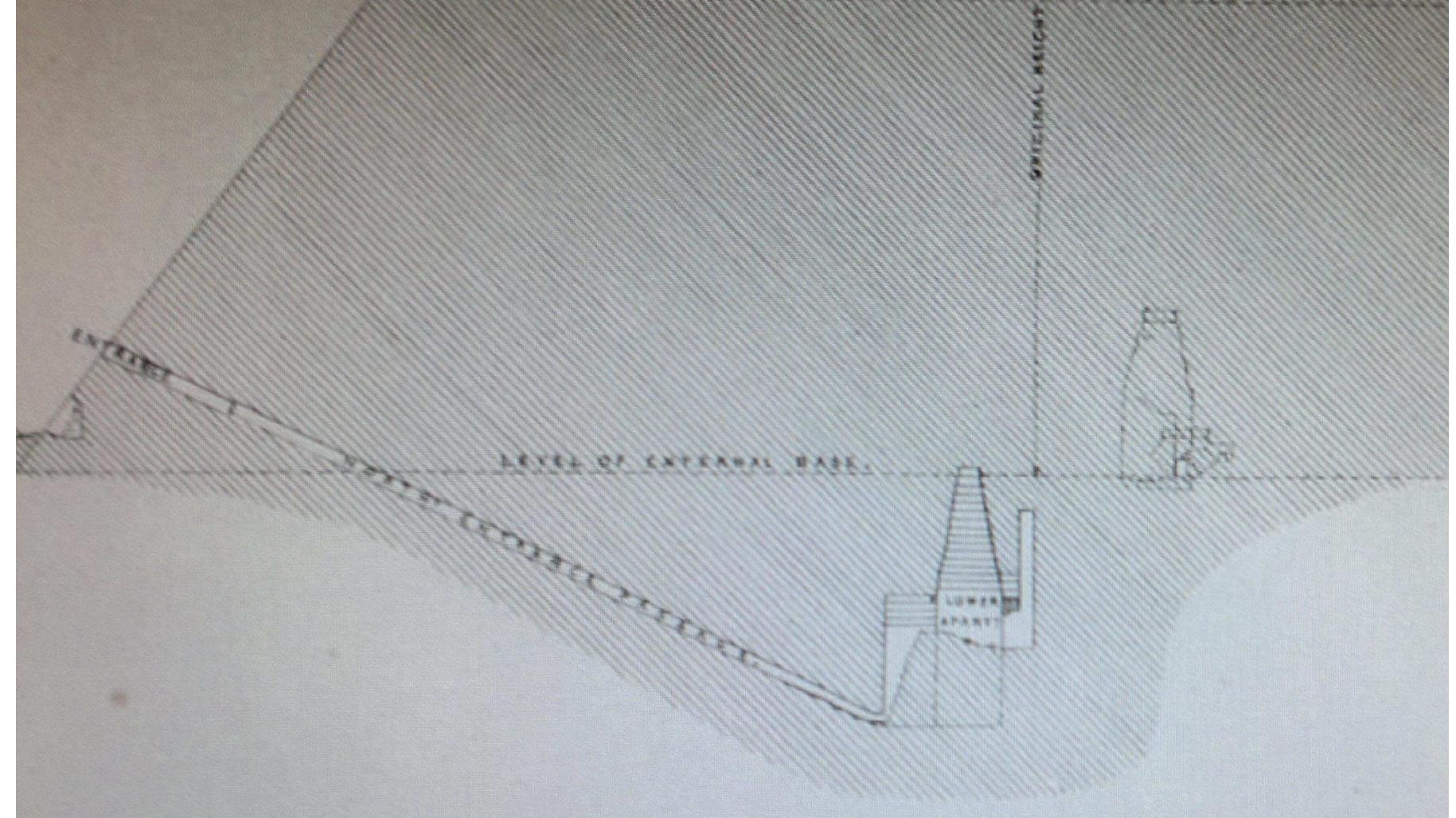 The northern passage leading to underground chambers the