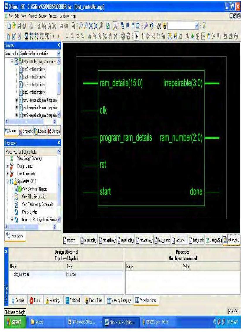 13: rtl schematic of dedicated bisr