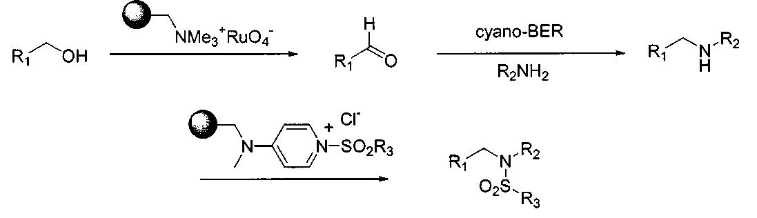 Preparation of amines and amine derivatives from alcohols