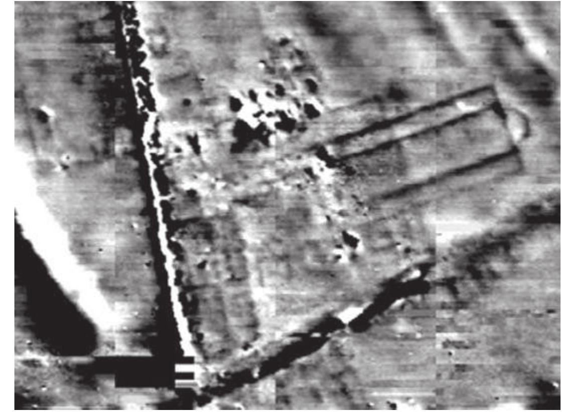 A. ostia-antica 1996. part of the magnetogram of regio v