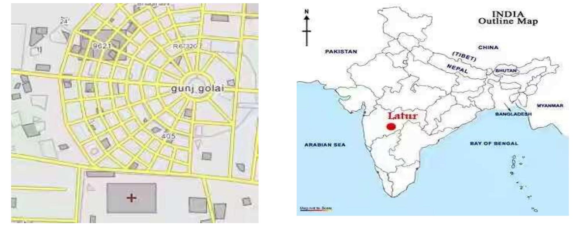 No 04: layouts and location map (ganj golai, latur,