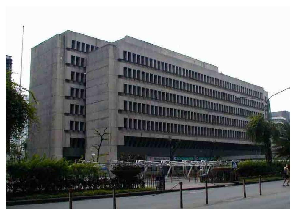 Makati stock exchange, manila, 1971 after the completion of