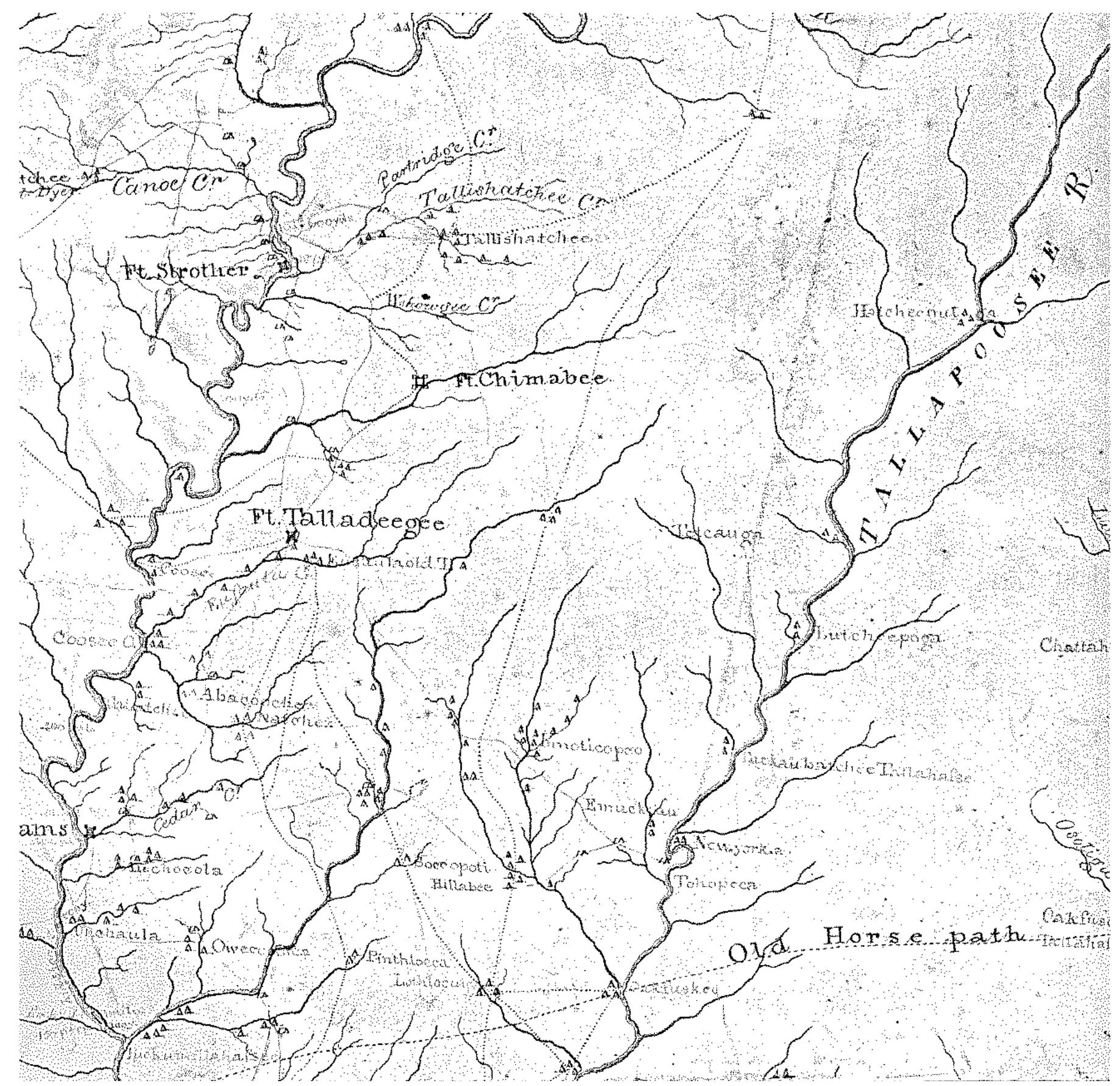 -1. andrew jackson’s campaign map of the creek war,