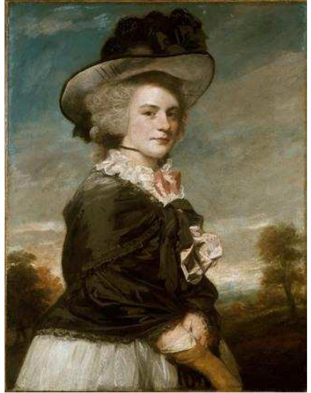 Sir joshua reynolds, miss elizabeth keppel (1782). oil on