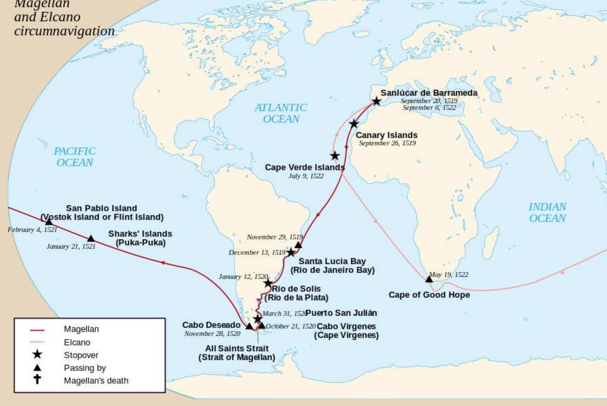 Figure 24 - Ferdinand Magellan* & the First Circumnavigation