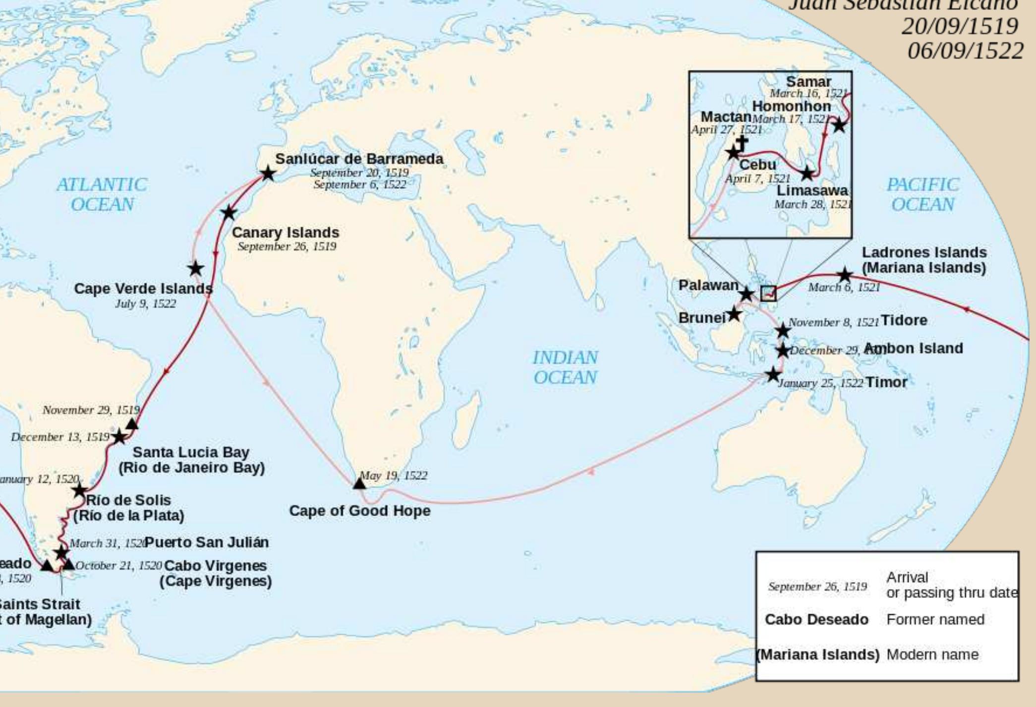 Figure 25 - Ferdinand Magellan* & the First Circumnavigation