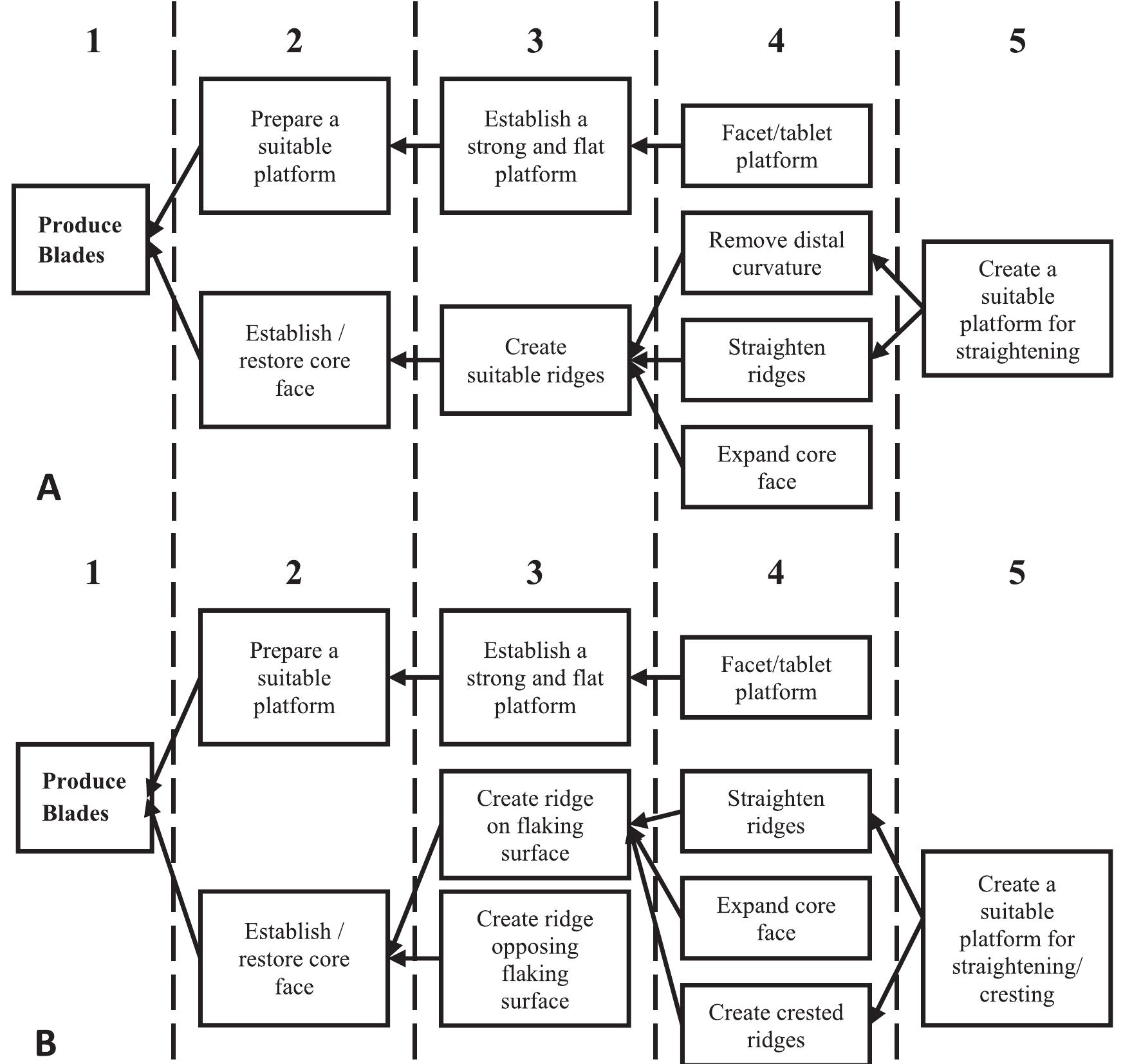 Hierarchical Diagrams Of The Cognitive Processes Involved In