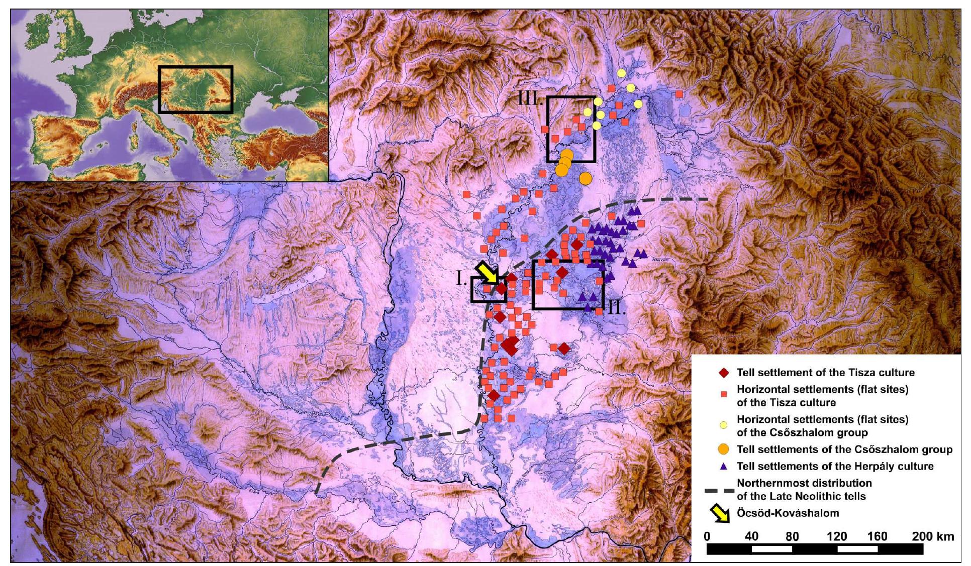 Late neolithic tells, tell-like and horizontal settlements