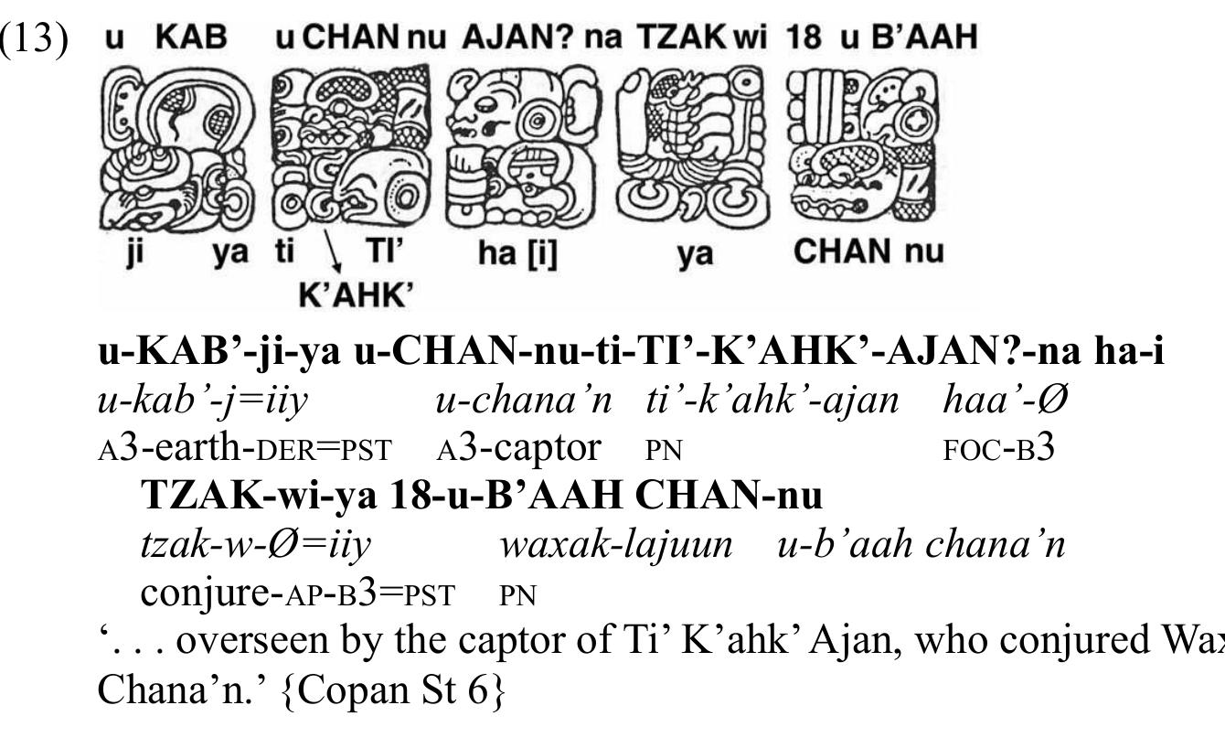 (PDF) Classic Mayan: An overview of language in ancient hieroglyphic script