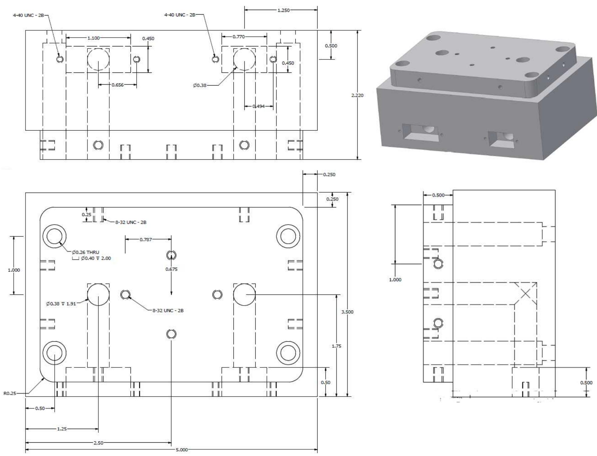 Figure 10 - Design and construction of tapered amplifier