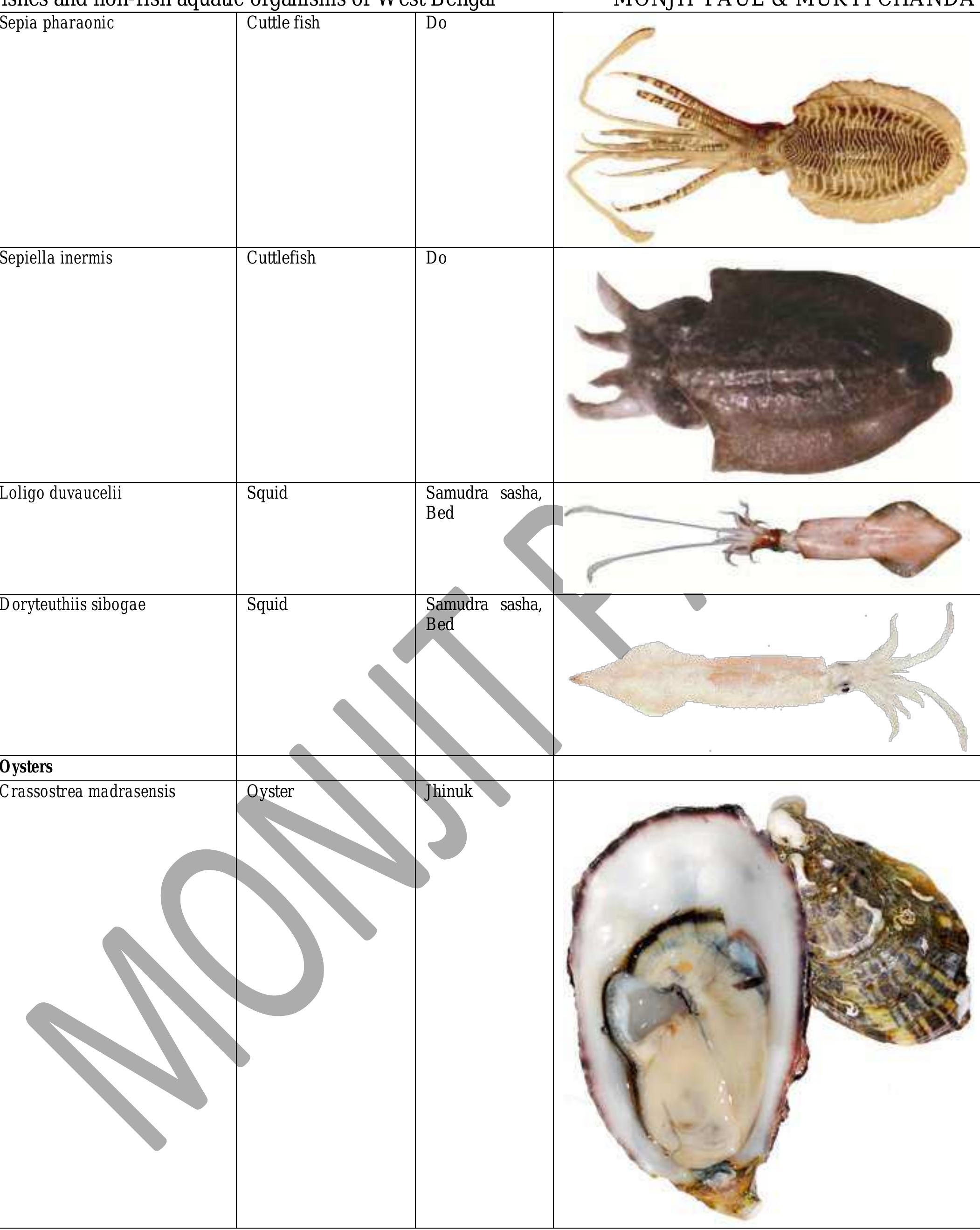 Figure 53 - Fishes and non-fish aquatic organisms of West