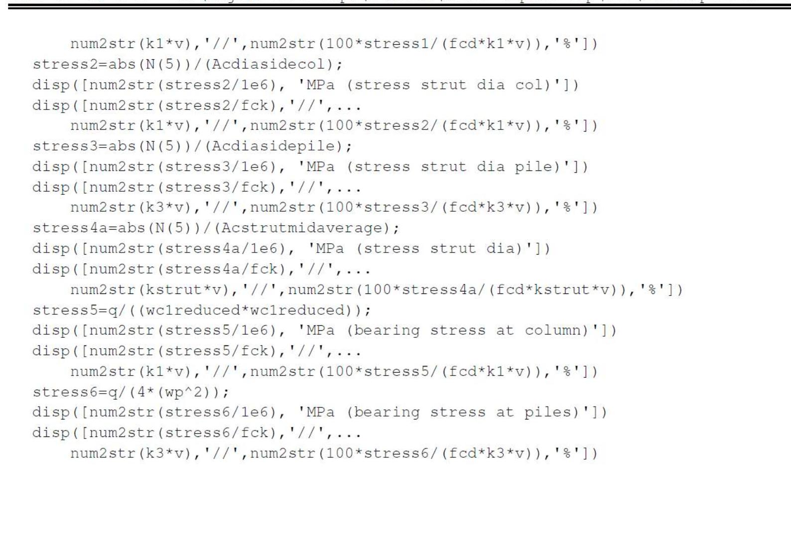 Table 29 - Strut-and-tie modelling of reinforced concrete